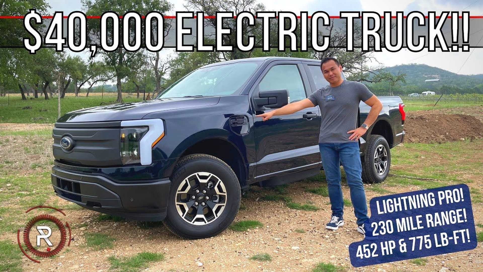 "Crazy Affordable" Ford F-150 Lightning Pro Is A Very Impressive Work ...